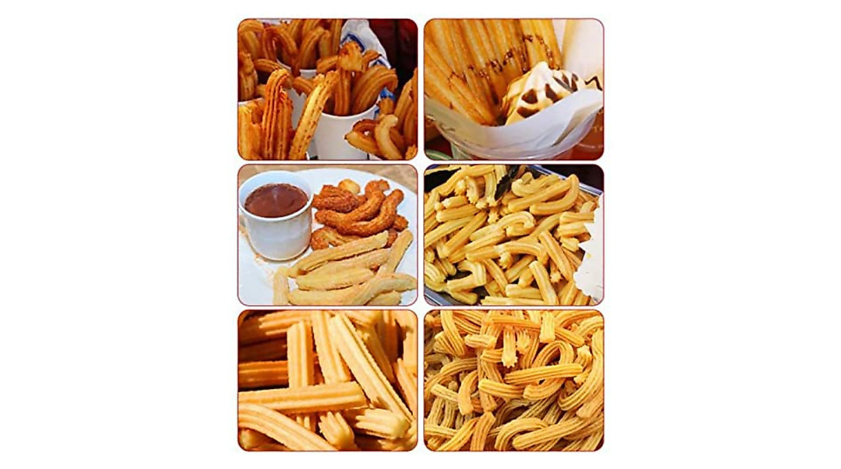Premium Commercial Churro Maker - 5L Capacity & 4 Nozzles