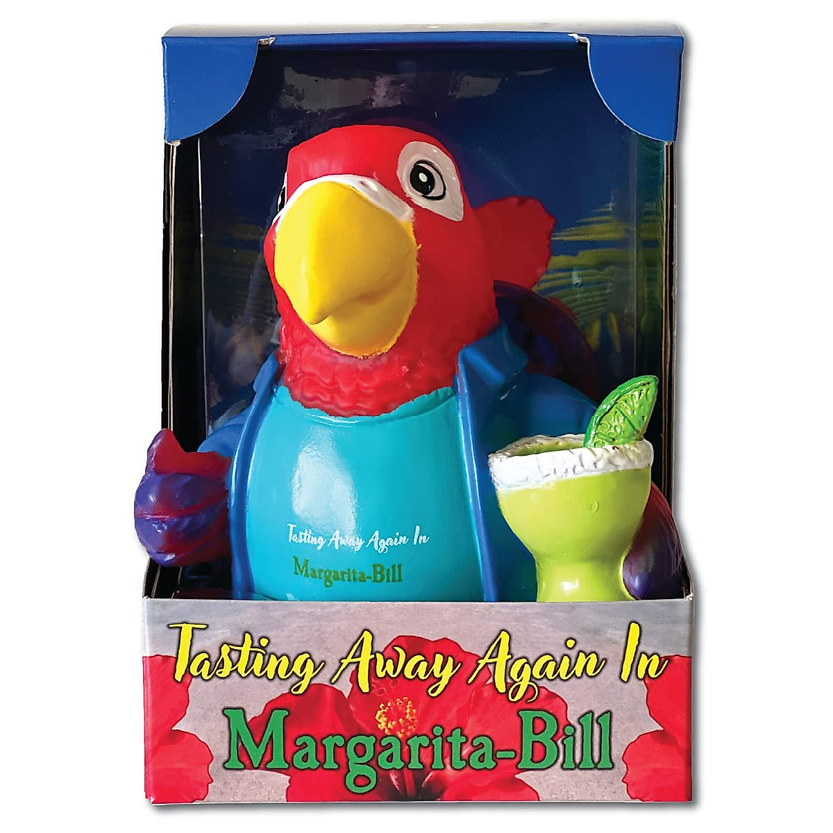 CelebriDucks - Tasting Away Again in Margarita-Bill - Floating Rubber Ducks - Collectible Bath Toy Gift for Kids & Adults of All Ages