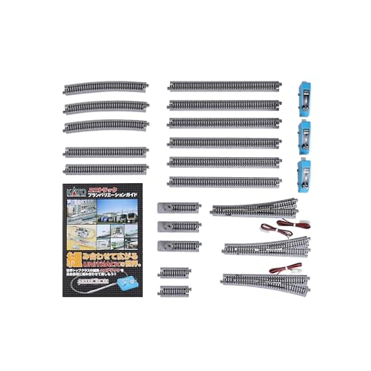 Kato USA, Inc. N V3 Rail Yard Switching Set, KAT208621 20-862