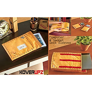 KOVERUPZ Adjustable Express Envelope Laptop Sleeve Laptop Sleeve fits 8"-17" laptops with Our Expandable Closure Disguise, Store and Protect Your Electronics!