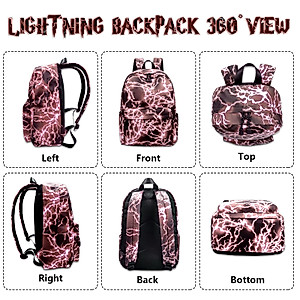 Starry Blue Laptop Bookbag for Men Waterproof Travel Bag Backpack for School Boys 16.5 inch