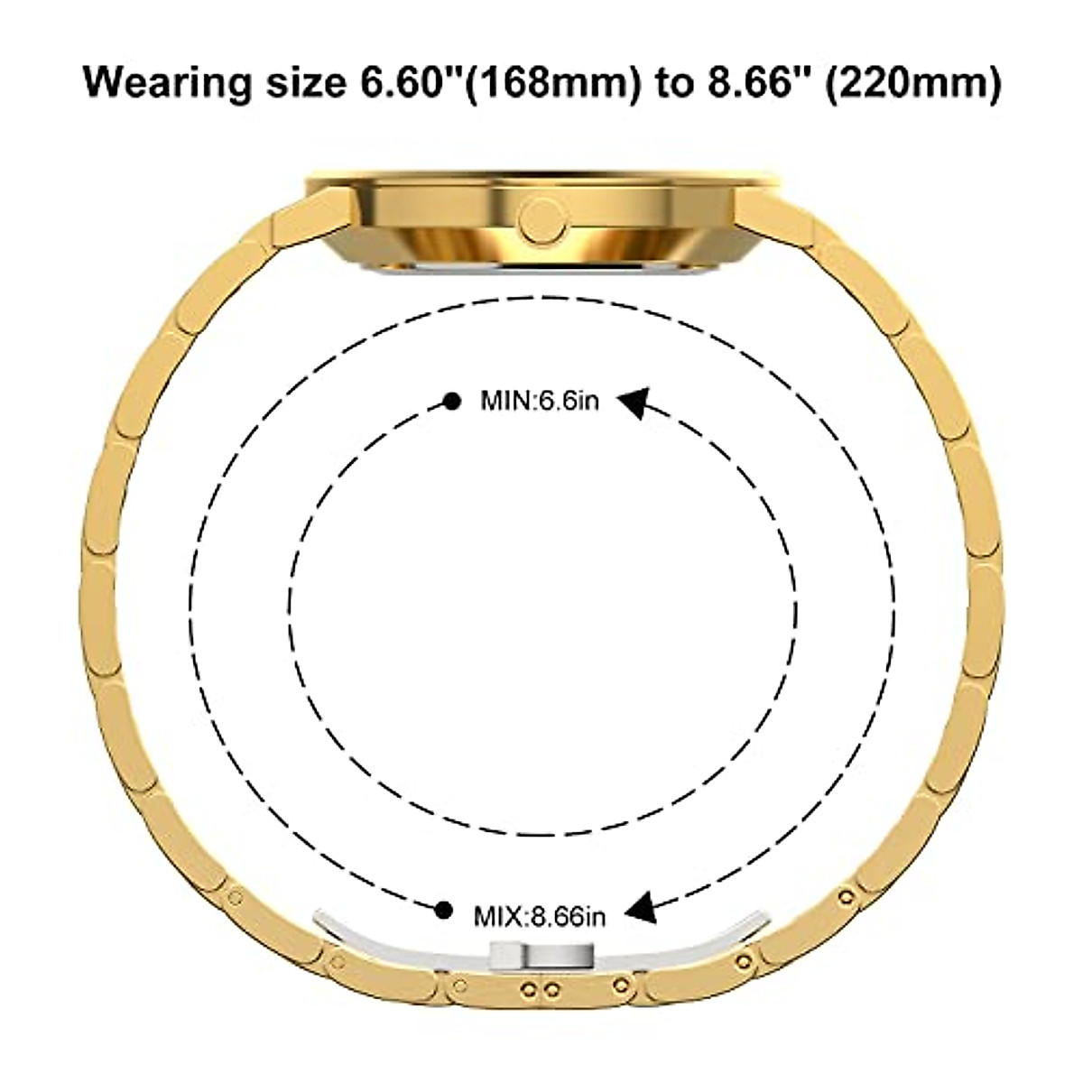 GOLDEN HOUR Men's Watches Slim Minimalist Runway Gold Plated Stainless Steel Quartz Analog Watch with Black Hands