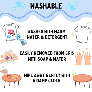 Kwik Stix Solid Tempera Paint Sticks, 6 Colors, Washable Paint Sticks for Kids, Super Quick Drying, Non-Toxic, Allergen Free, Paint Sticks in Classic Colors, Paint for Kids and Toddlers