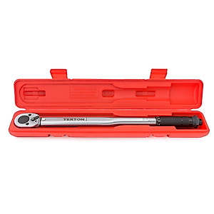 TEKTON 1/2 Inch Drive Click Torque Wrench (10-150 ft.-lb.) | 24335 & 3/8 Inch Drive Click Torque Wrench (10-80 ft.-lb.) | 24330