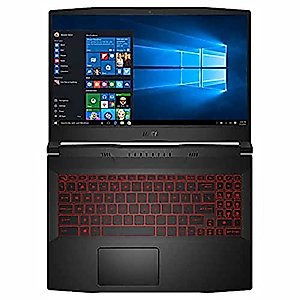MSI Katana GF66 15.6" FHD 144Hz Gaming Laptop, Core i7-11800H, GeForce RTX 3060, 16GB DDR4, 512GB SSD, Backlit Keyboard, Wi-Fi 6, Bluetooth, HDMI, Type-C, Win 10, Black (16GB RAM|512GB PCIe SSD)