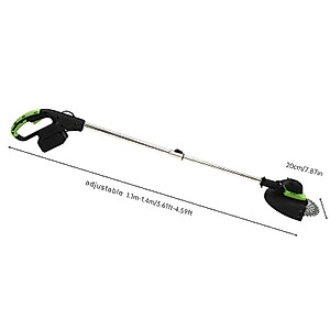 TQSHOoP Weed Wacker Electric Cordless Lawn Trimmer 21V Battery Powered Weed Trimmer Grass Cutter Weed Eater Edger Lawn Tool for Garden Yard, with 2 Batteries & 1 Charger