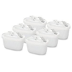 6-Pack Mavea Water Filter Replacement for MAVEA Pitcher 1001122,1001495 LEVOIT Pitcher,Brita Mavea Maxtra, Maxtra+ and more brand of Water filter Pitcher
