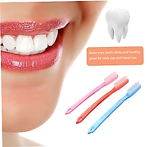 6Pcs Manual Toothbrushes Premium Hard Bristles Toothbrush for Adult Teeth Stain Cleaning Toothbrush White Teeth Toothbrush
