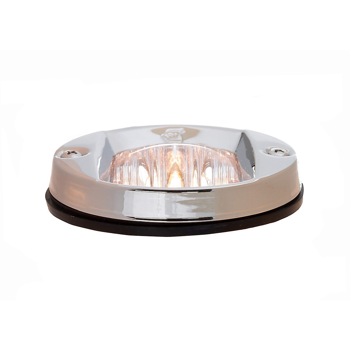 attwood 6356D7 Round Incandescent Marine Boat 3-Inch Flush Transom Light with 7.5-Watt Lamp