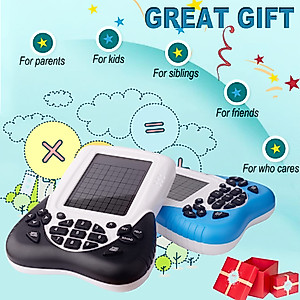 TEBIYOU Sudoku Electronic Brain Games Console for Kids Aldults Elderly with Two Million 9×9's Puzzles from Easy to Hard 3.5 Inches Eye Protection Screen (Blue)