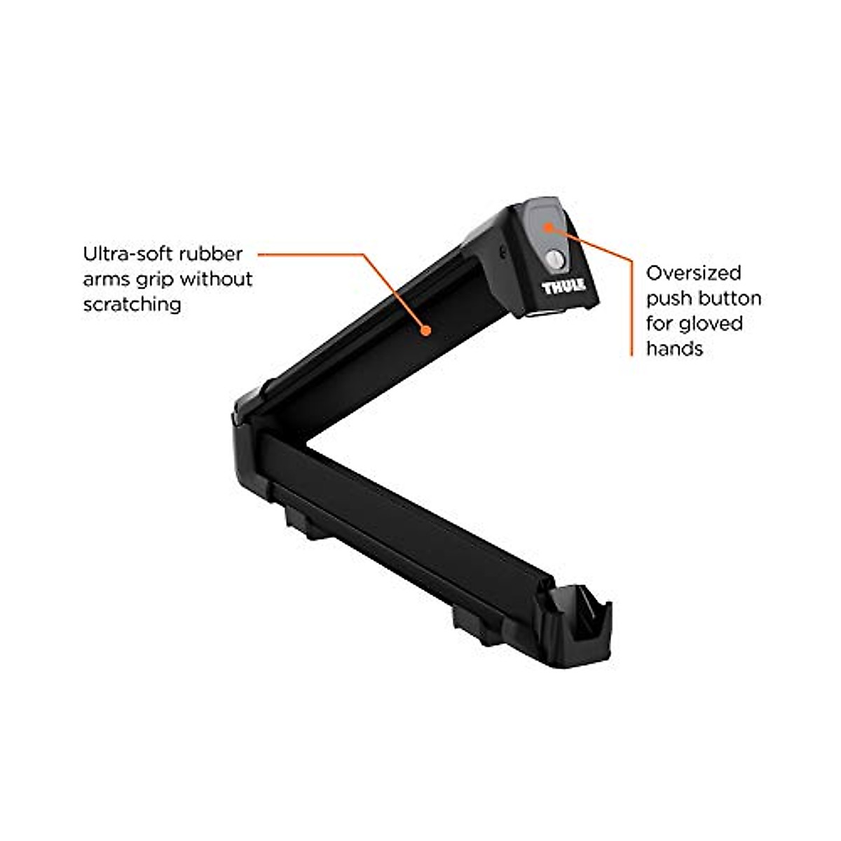 Thule SnowPack Ski/Snowboard Rack, Medium (4 Pr/2 Boards), Black