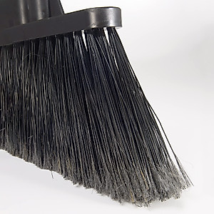 Winco Lobby Broom with Flagged Bristle and 30" Handle