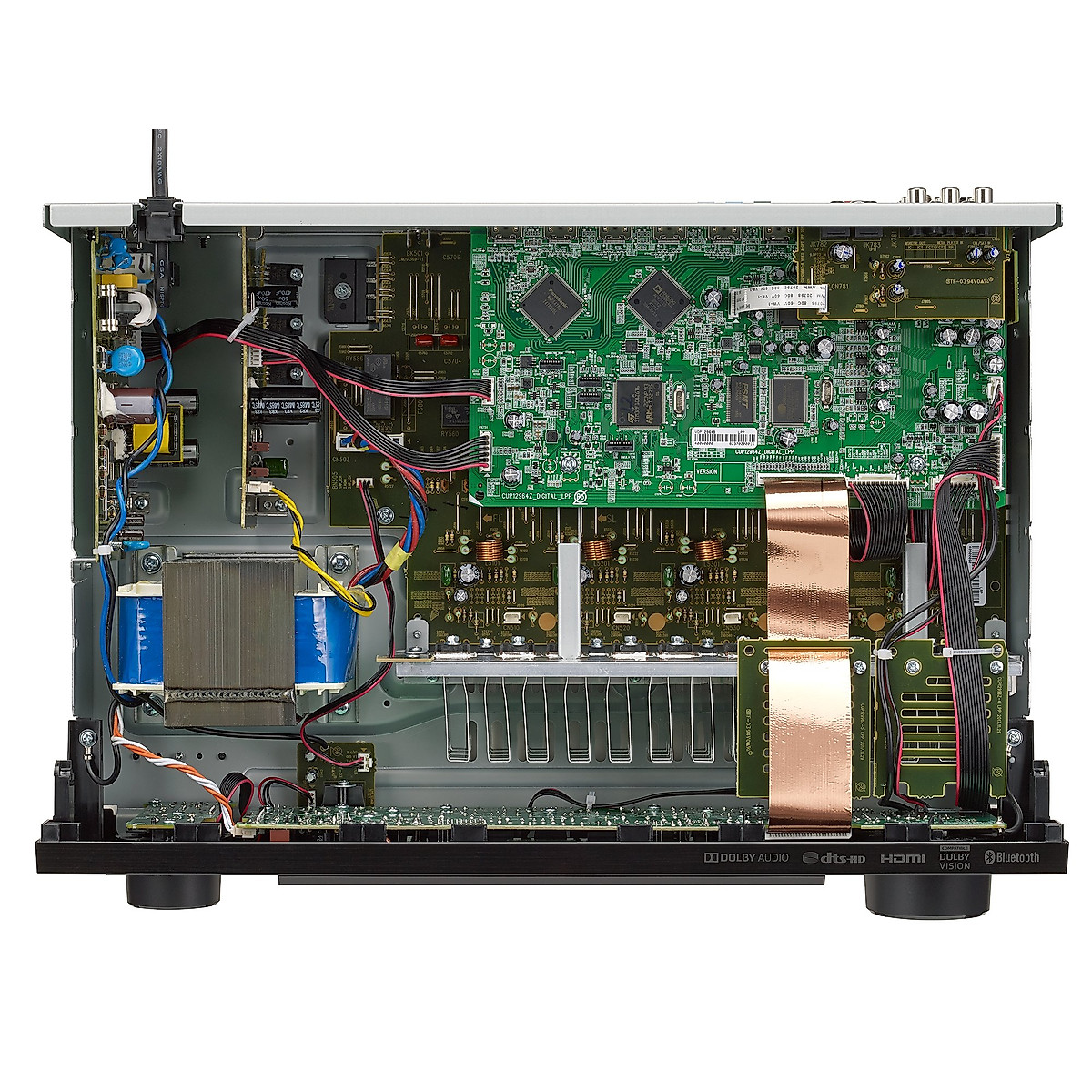 Denon AVR-S540BT 5.2 channel Receiver - 4K Ultra HD Audio Video, Bluetooth, USB port, Compatible with HEOS Link for Wireless Music Streaming (Discontinued by Manufacturer)