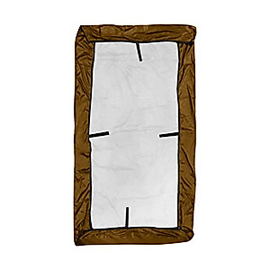 Swing Canopy Replacement,Oxford Cloth Waterproof Swing Canopy Cover,75 x 47 Inch for Large Garden Swing Chair Cushions (Brown)