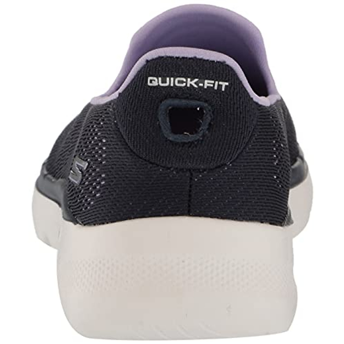 Skechers Women's GO Walk 6-Cosmic Force Sneaker, Navy/Lavender, 7.5