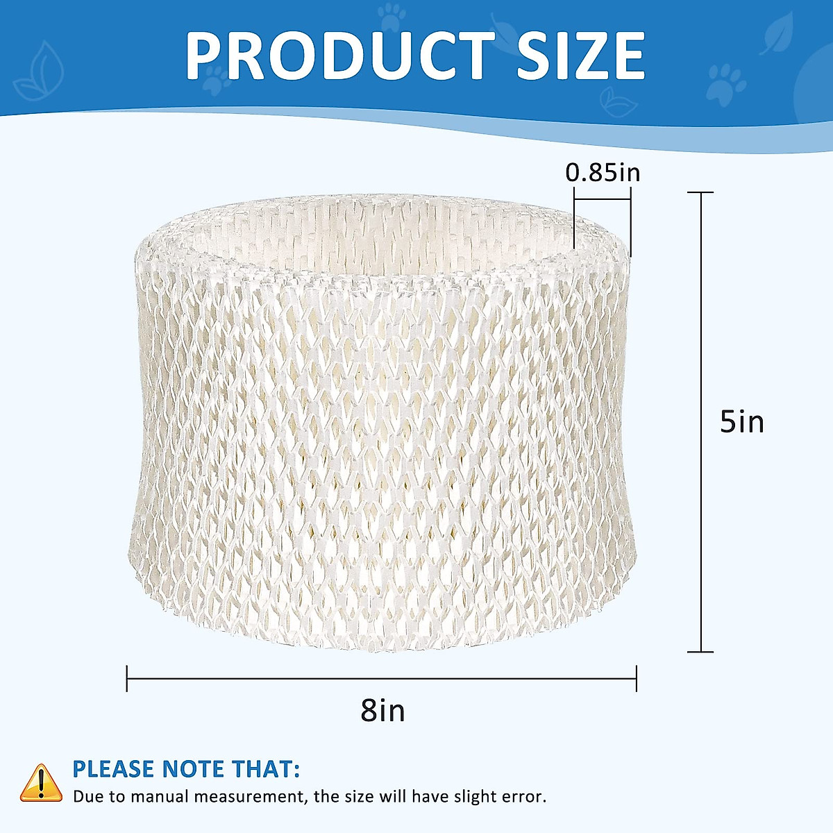Cenipar HAC-504 Premium Humidifier Filters Replacement for Honey-Well Humidifier Filter HAC-504AW and Filter A Replacement for HCM-350, HCM-500, HCM-600 &Cool Mist Humidifiers 4 Pack