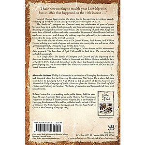 A Single Blow: The Battles of Lexington and Concord and the Beginning of the American Revolution. April 19, 1775 (Emerging Revolutionary War Series)