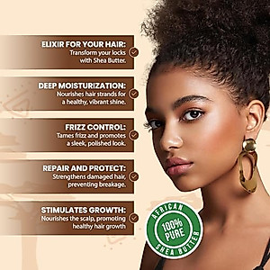 Raw African Shea Butter 5 lbs. Bulk Block 100% Pure Natural Unrefined IVORY - Ideal Moisturizer For Dry Skin, Body, Face And Hair Growth. Great For DIY Soap and Lip Balm Making.