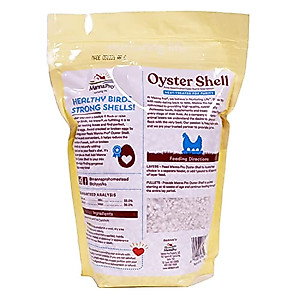 Manna Pro Crushed Oyster Shell - Calcium Supplement for Laying Hens - Chicken Feed for Egg-Laying Chickens - 5 lbs