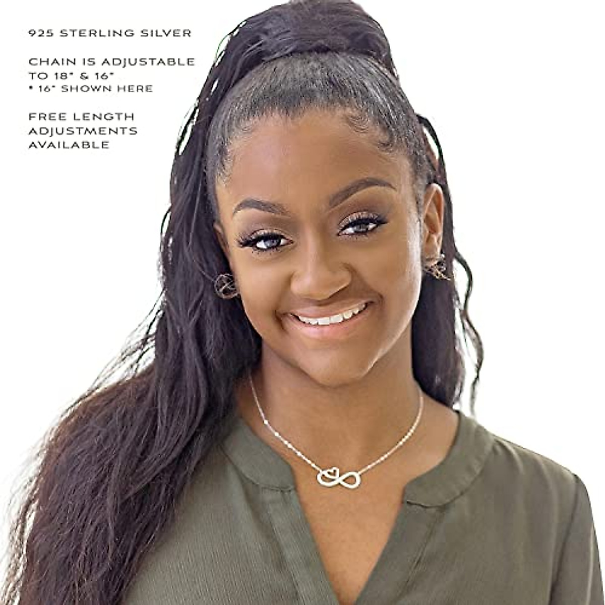 EFYTAL Mother Daughter Jewelry, Sterling Silver Mother Daughter Necklace, Daughter Gifts from Mom, Birthday Gifts for Daughter, Mother to Daughter Gifts from Mom, Gifts for Daughters from Mothers