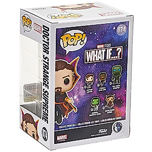 Funko POP Marvel: What If? - Doctor Strange Supreme, Glow in The Dark Amazon Exclusive Edition