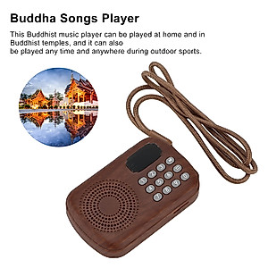 Buddha Machine Buddhist Music Player Light Weight Small Volume Take Easily Buddhist Prayer Machine 3.1 x 2.0 x 0.8in