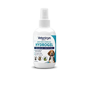 Vetericyn Plus Dog Wound Care Hydrogel Spray | Healing Aid and Wound Protectant, Sprayable Gel to Relieve Dog Itchy Skin, Safe for All Animals. 3 Ounces