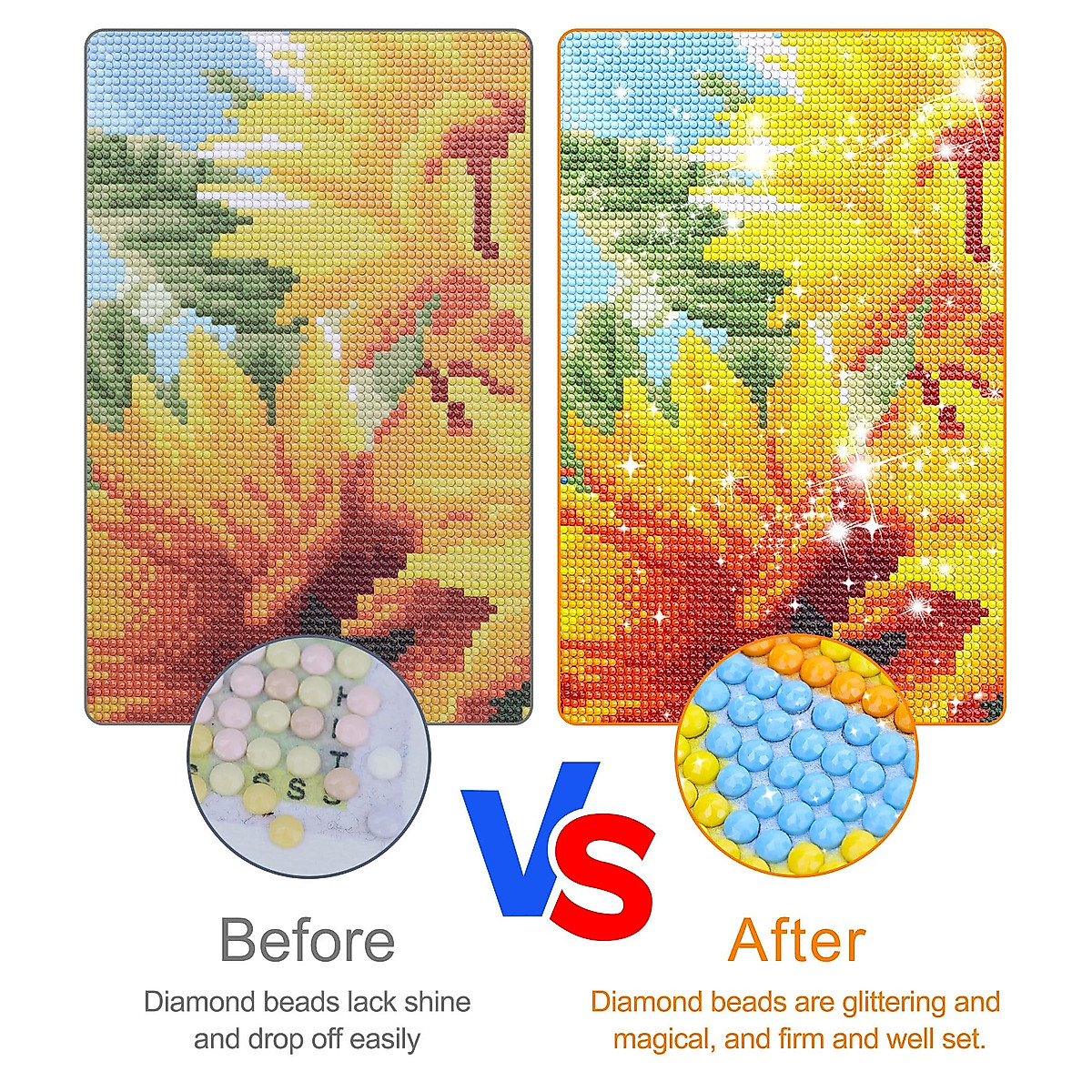 Diamond Painting Sealer 120 ML/4 OZ with Silicone Brush, 5D Diamond Art Sealer Permanent Hold Shine Effect for Protect Diamond Painting and Puzzle, Non-Toxic Glue Used by Adult and Children Safely