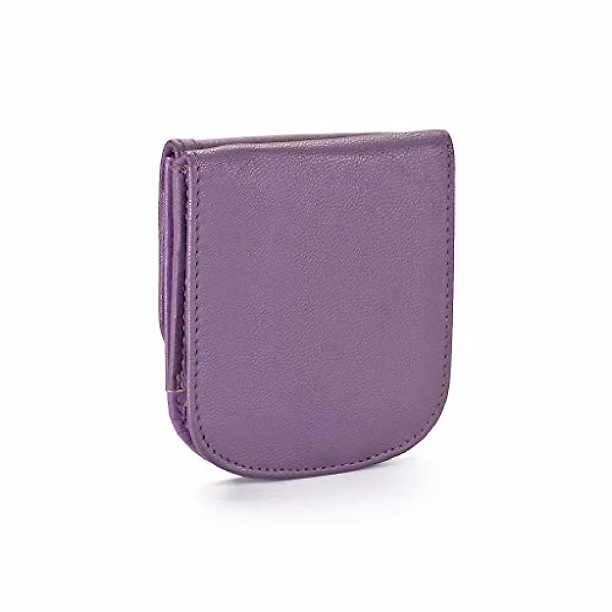 Taxi Wallet - Soft Leather, Purple – A Simple, Compact, Front Pocket, Folding Wallet, that holds Cards, Coins, Bills, ID – for Men & Women