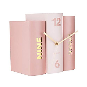 Karlsson Table Clock, Paper, Pink, One Size