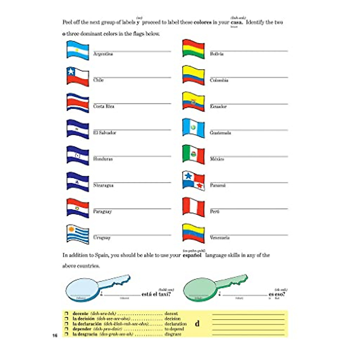 SPANISH in 10 minutes a day: Language course for beginning and advanced study. Includes Workbook, Flash Cards, Sticky Labels, Menu Guide, Software, ... Grammar. Bilingual Books, Inc. (Publisher)