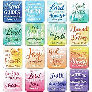 Dianelhall 96 Pieces Inspirational Magnetic Bookmarks Magnet Page Markers Motivational Page Clips Positive Magnetic Book Marker for Students Teachers School Home Office Supplies,16 Styles