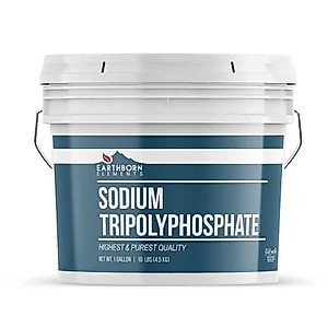 Earthborn Elements Sodium Tripolyphosphate, 1 Gallon Bucket, Powerful Cleaning Agent, Water Softener, Laundry Additive, Resealable Bucket