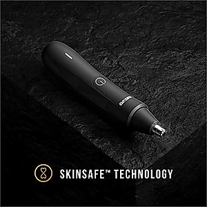 MANSCAPED™ The Weed Whacker™ Nose and Ear Hair Trimmer – 9,000 RPM Precision Tool with Rechargeable Battery, Wet/Dry, Easy to Clean, Hypoallergenic Stainless Steel Replaceable Blade