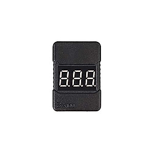 CAMWAY 5PCS 2in1 1-8s Lipo Li-ion Battery Voltage Tester Check, Monitor RC Low-Voltage Buzzer Alarm for 1-8s Lipo/Li-ion/LiMn/Li-Fe