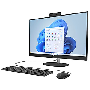 HP 27 All-in-One Desktop 4TB SSD 64GB RAM (Intel 13th Generation Core i7 Processor with 10 cores - Turbo Boost to 5.0GHz, 4 TB SSD, 64 GB RAM, 27-inch FullHD, Win 11) PC Computer Essential Pavilion