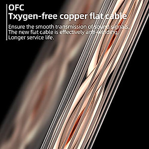 Kinboofi KZ EDS in Ear Earphones,10 mm Dual Magnetic Circuit Moving Coil Unit Configuration Earphone, High Resolution Noise-isolating Headphone Earbuds for Sports & Exercise (with Mic, Transparent)