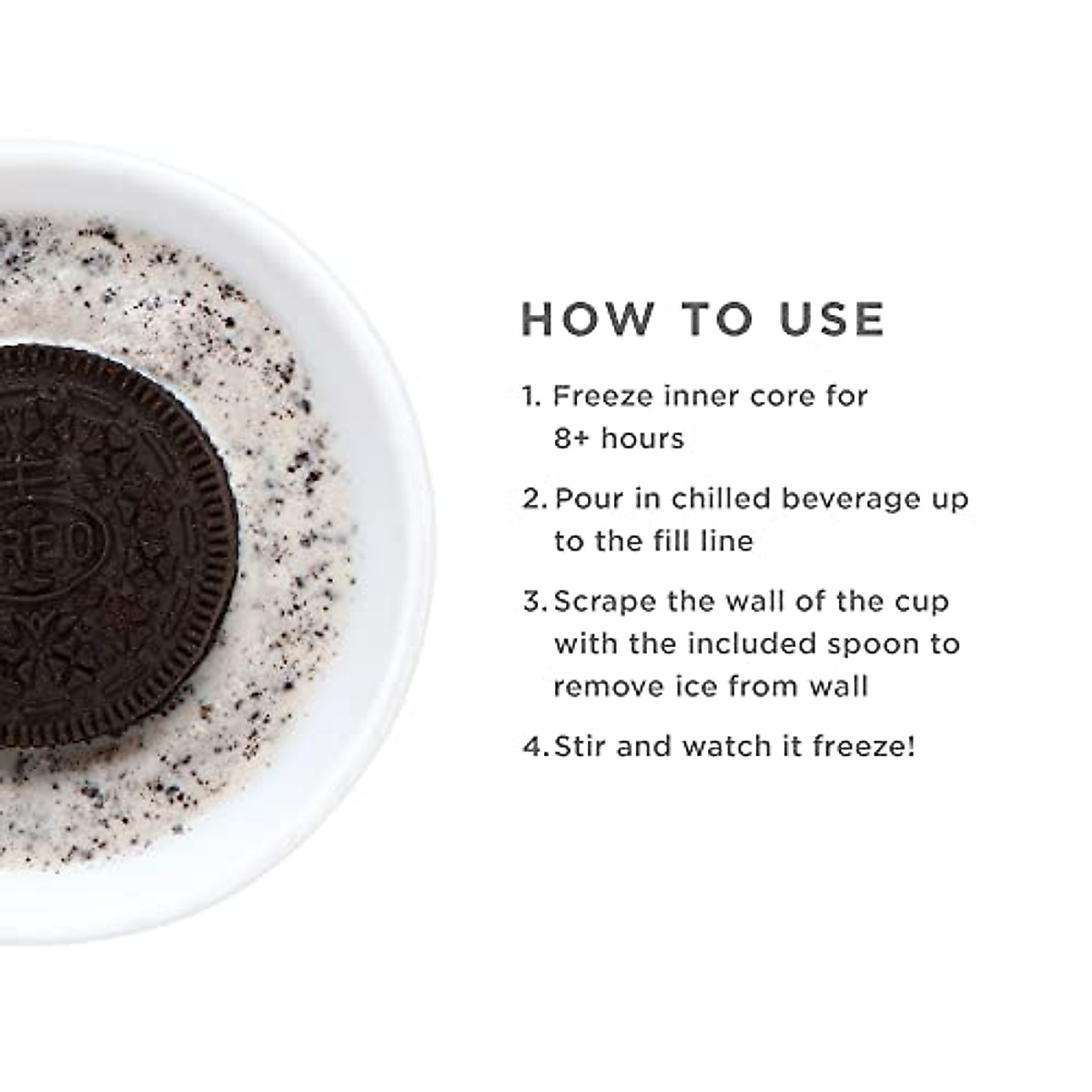 ZOKU Jumbo Slush and Shake Maker, Compact Make and Serve Cup with Freezer Core Creates Single-Serving Smoothies, Slushies and Milkshakes in Minutes, BPA-Free, Bright Blue