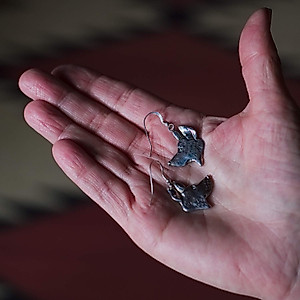 Sterling Silver German Shepherd Dog Earrings by The Magic Zoo