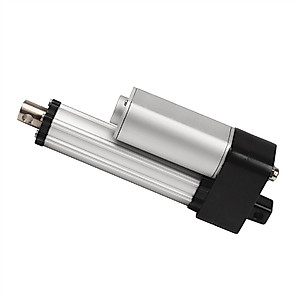 Progressive Automations 24V Waterproof Linear Actuator - 8 inches Stroke, 450 lbs Force, IP68M, IP69K for Industrial, Solar Usage, Brushed DC Electric Motor & Stainless Steel Stroke Rod, PA-10