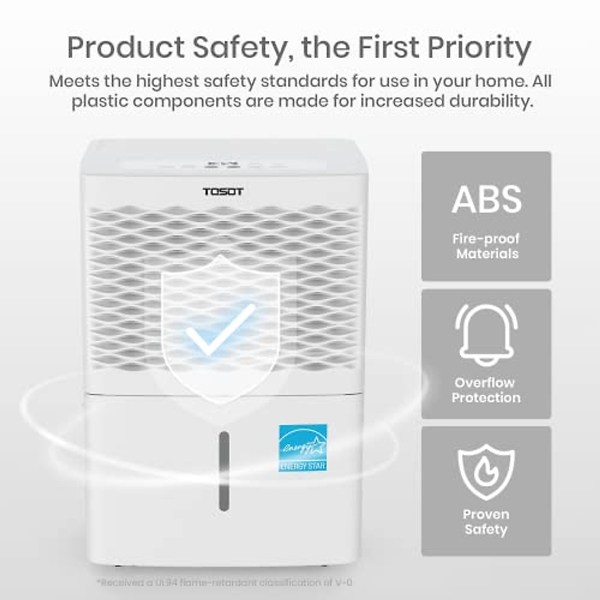 TOSOT 20 Pint 1,500 Sq Ft Dehumidifier Energy Star - for Home, Basement, Bedroom or Bathroom - Super Quiet (Previous 30 Pint)