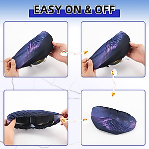 TOODOO 2 Pieces Microfiber Protective Ski Goggle Cover Ski Goggle Cover Protectors for Snow Ski Goggles (Classic Style)