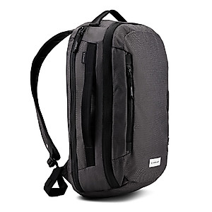 HEIMPLANET Original | Transit Line DAYPACK 24L | Waterproof backpack with laptop compartment and clamshell opening | DYECOSHELL material | Supports 1% for The Planet (Black)
