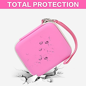 Kids Instant Print Camera Case Compatible with ESOXOFFORE for Dylanto for DUDUDRAGON for GKTZ for Dafotil for Careenoah for Aasonida Toddler Digital Prints Paper Storage Bag (Box Only) Light Pink