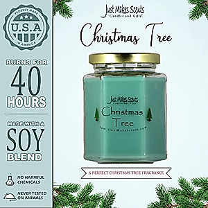 Christmas Tree Scented Blended Soy Candle | Real Christmas Tree Fragrance | Hand Poured in The USA by Just Makes Scents