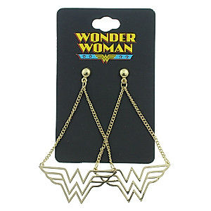 DC Comics Wonder Woman Dangle Earrings