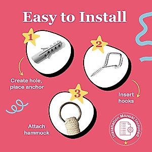 Stuffed Animal Storage Macrame Hammock w/String Lights, Large - Boho Room Decor Toy Storage - Corner Hanging Plushie Stuffed Animal Net Organizer (Mint)