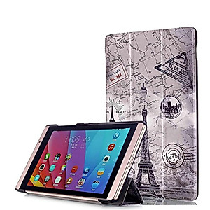 MNtech New Sleep Folding Stand Painted Leather Protective Case Cover For HUAWEI Mediapad M2 8.0inch (D)