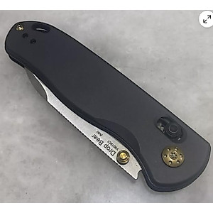 Gold Bronze Stainless Steel Torx Screws & Thumb Stud For Kizer Drop Bear Knife