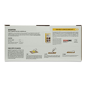 System Three SculpWood Paste Epoxy Wood Filler, 2 Gallon, Brown